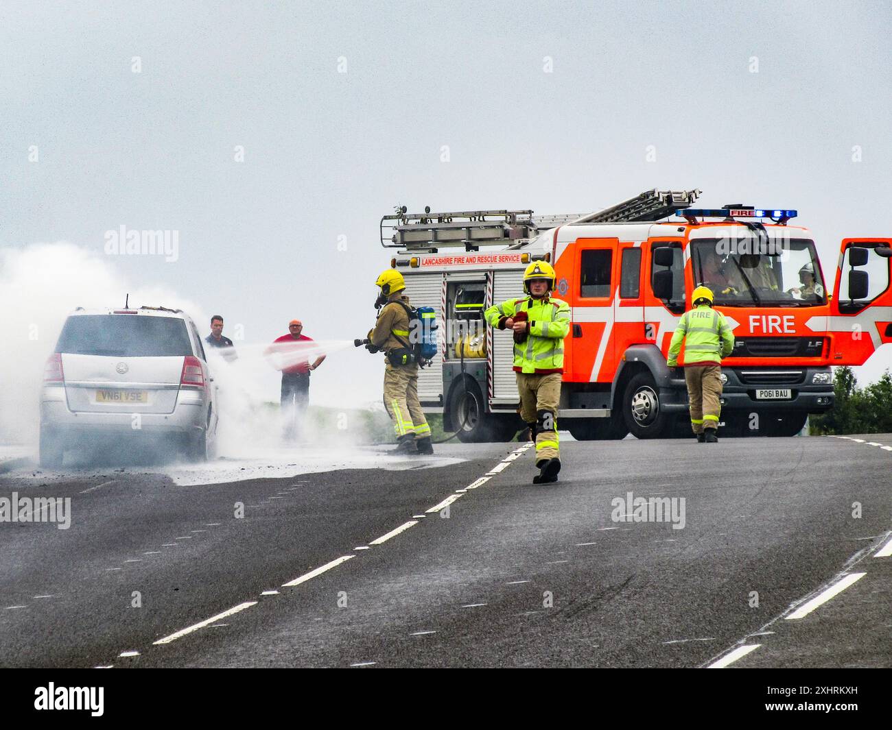 Lancashire fire service vehicle hi-res stock photography and images - Alamy