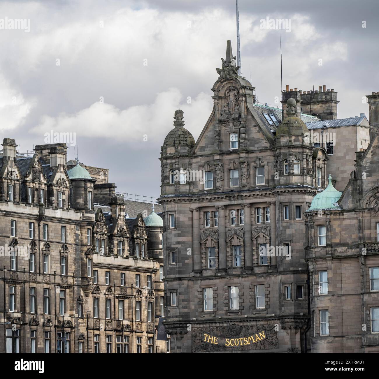 Facade 4-star Hotel The Scotsman, Old Town, Edinburgh, Scotland, United ...