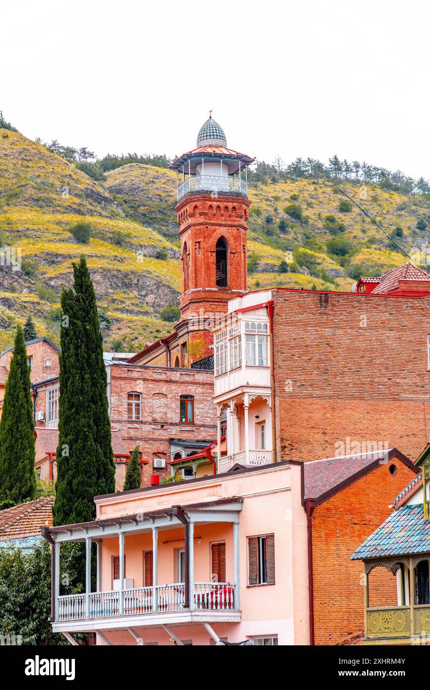 Tbilisi, Georgia - 21 JUNE, 2024: Abanotubani meaning the bath district ...