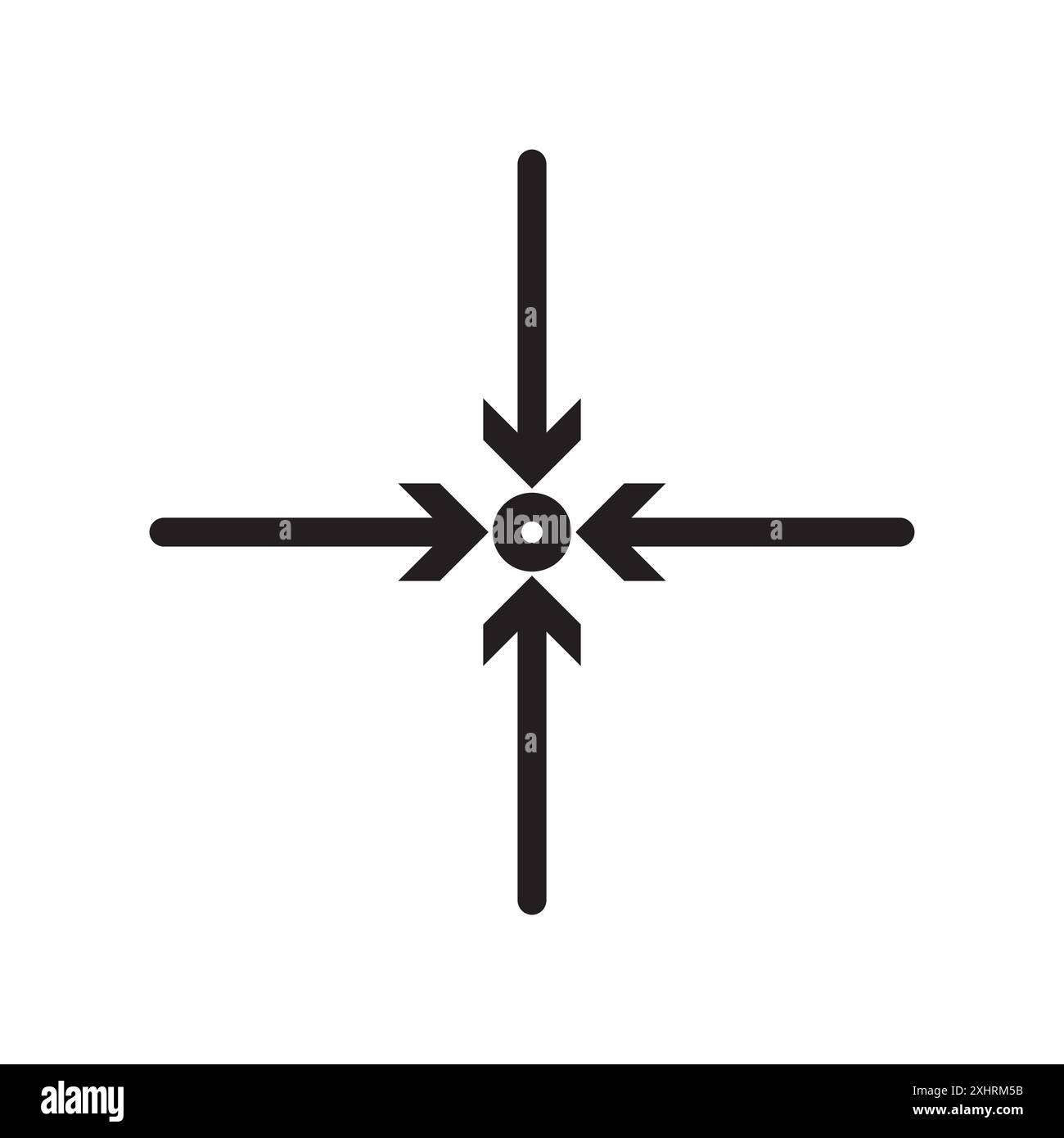 Alignment icon Black line art vector in black and white outline set collection sign Stock Vector ...