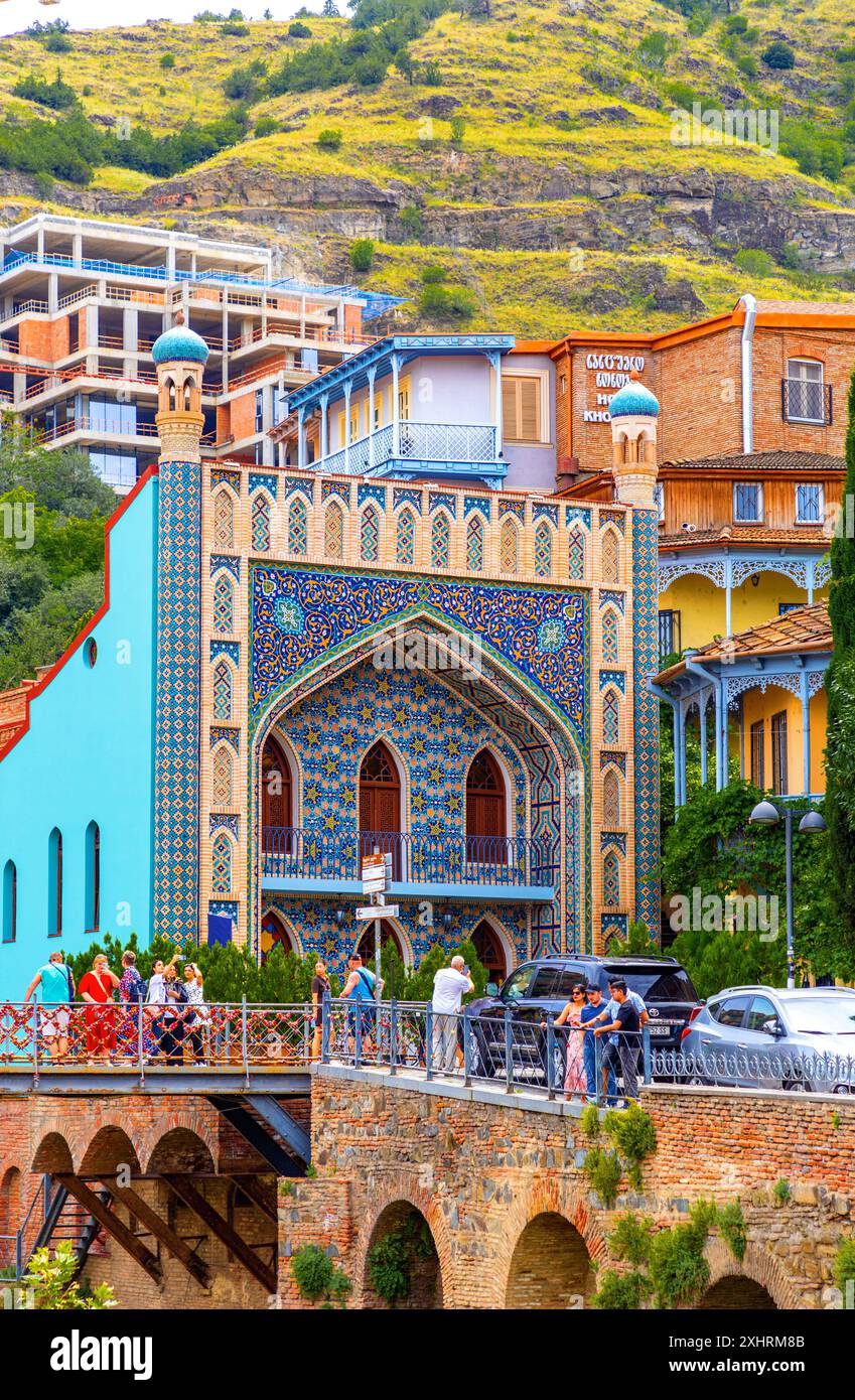 Tbilisi, Georgia - 21 JUNE, 2024: Abanotubani meaning the bath district ...