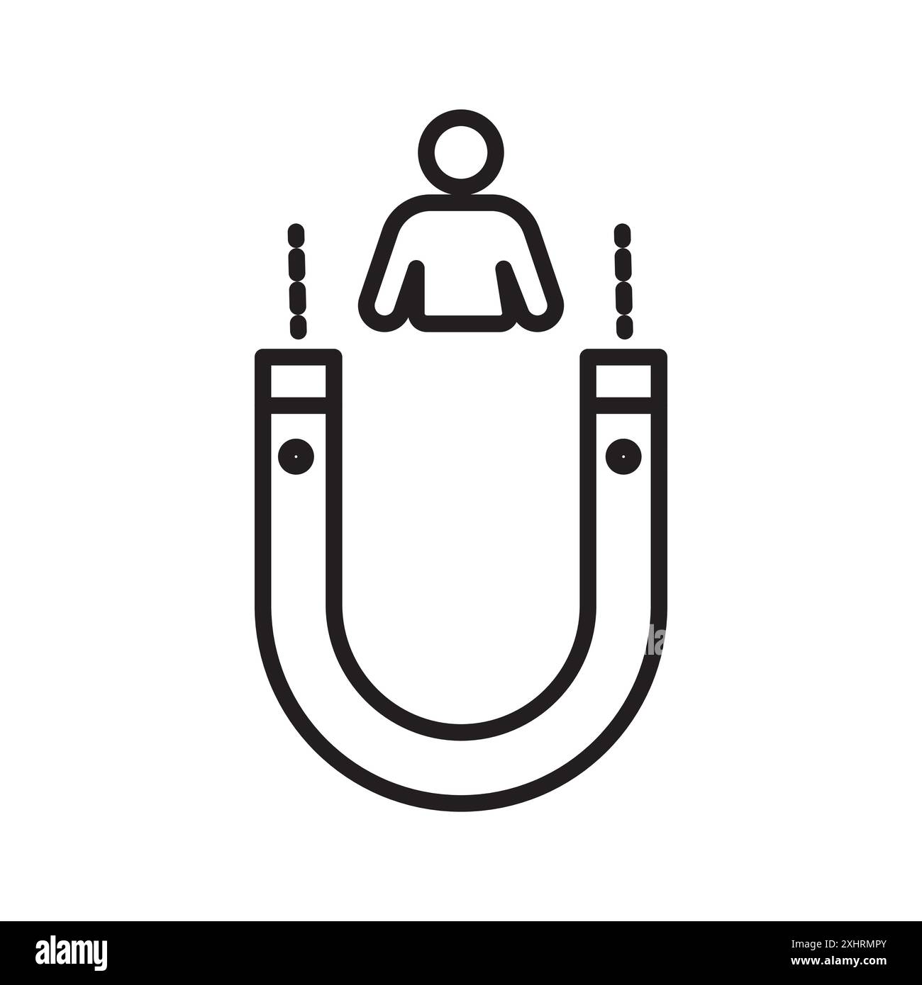 Attraction icon Black line art vector in black and white outline set ...