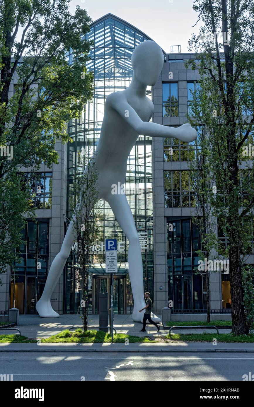 Walking Man, monumental sculpture by Jonathan Borofsky made of steel ...