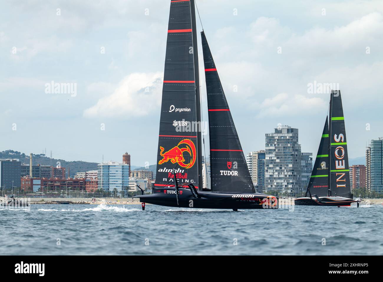 June - 2024, America’s Cup teams racing on the Louis Vuitton 37th ...