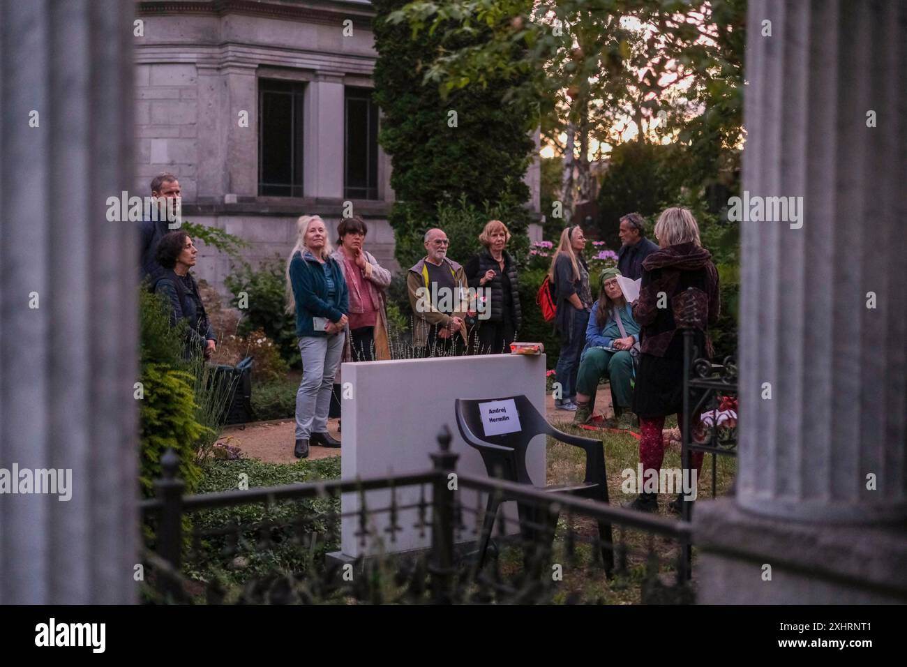 Germany, Berlin, 15 June 2024, witching hour at Dorotheenstaedtischer ...