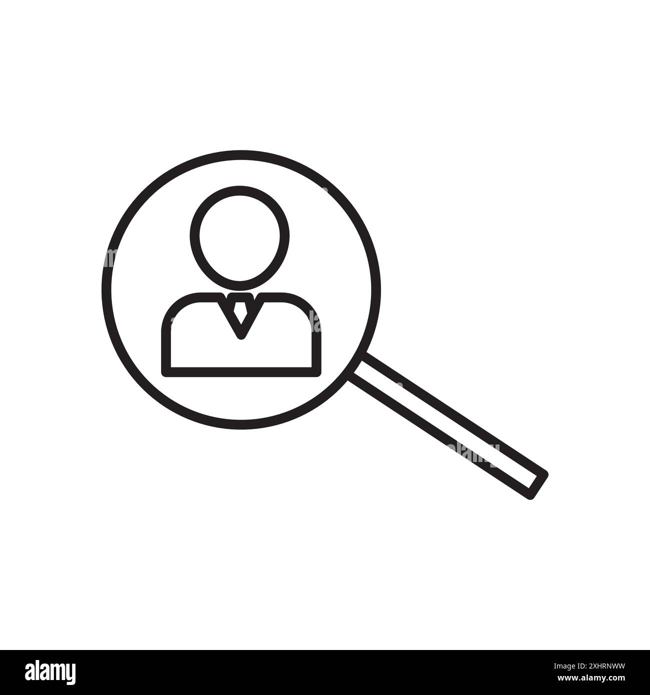 Candidate icon Black line art vector in black and white outline set ...