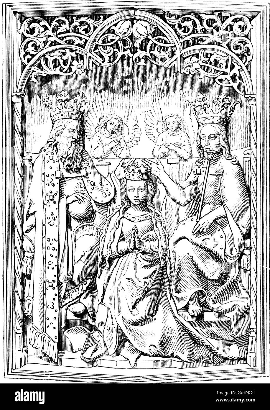 Coronation of Mary or Mary's, Mother of Jesus, artist Beit Stoss, St ...