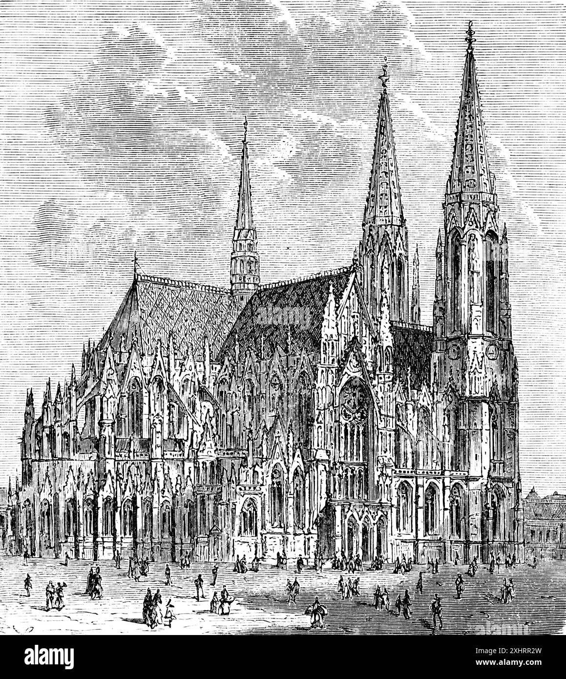 Neo-Gothic Votive Church in Vienna, Alsergrund district, sacred ...