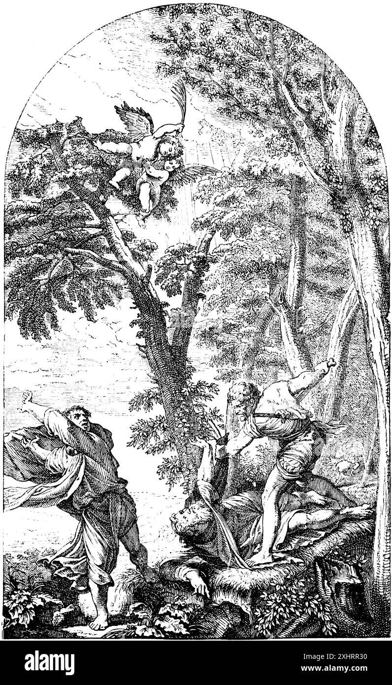 Death of St Peter Martyr, artist Tiziano Becellio or Titian, Venetian ...