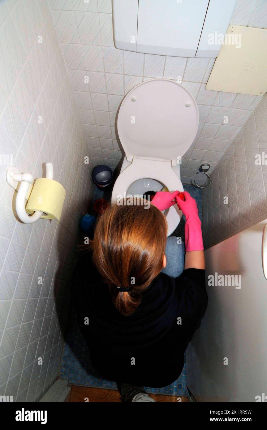 cleaning, doing housework and housekeeping, work in the household ...