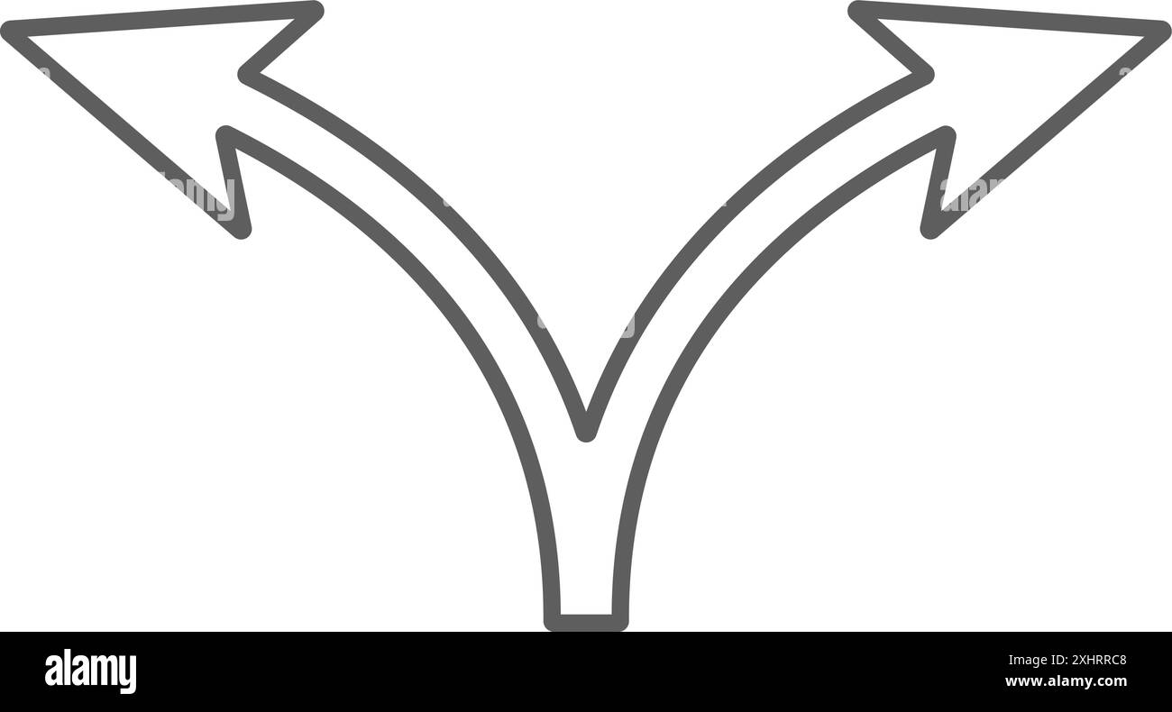 Two left arrows Black and White Stock Photos & Images - Alamy