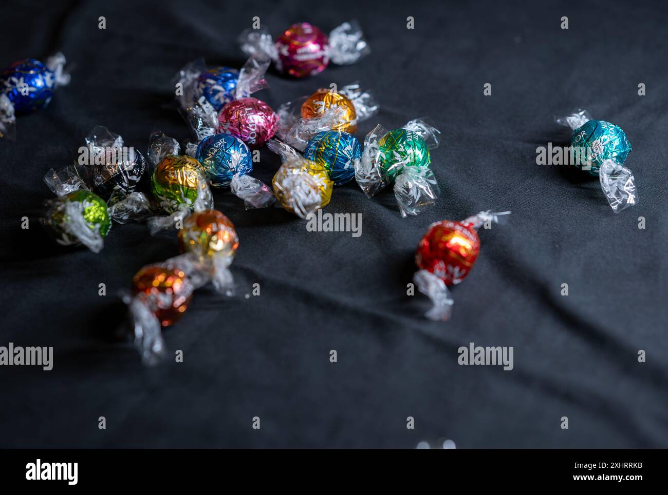Vienna, Austria August 20, 2022. Beautiful image with a group of Lindt ...