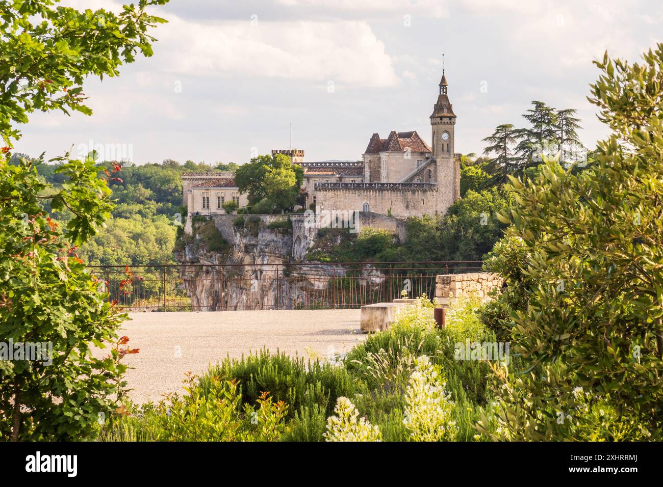 France lot rocamadour castle hi-res stock photography and images - Alamy