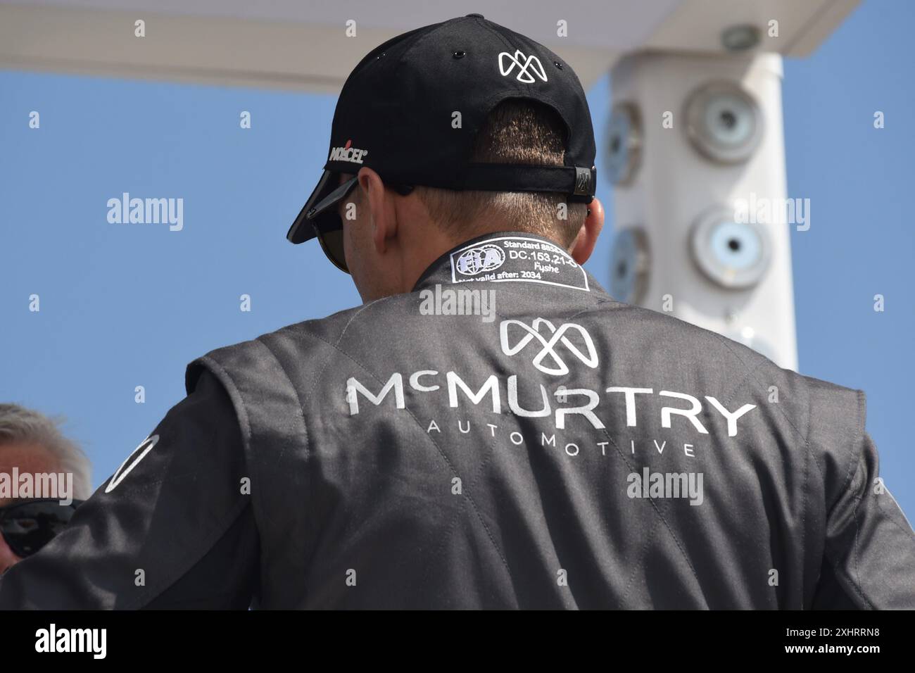 Mcmurtry speirling driver during sky interview goodwood 2024 hi-res ...