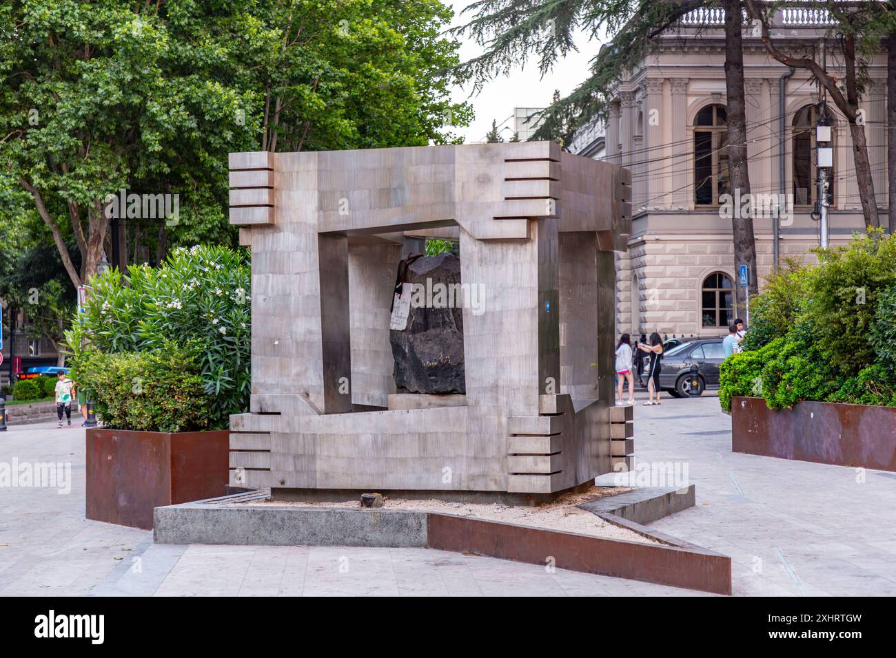 Tbilisi, Georgia - 21 JUNE, 2024: The Parliament of Georgia Building is ...