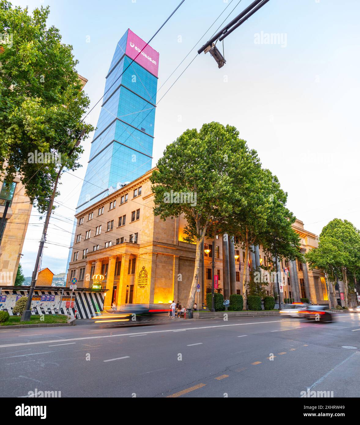 Tbilisi, Georgia - 21 JUNE, 2024: Entrance of the Biltmore Hotel ...
