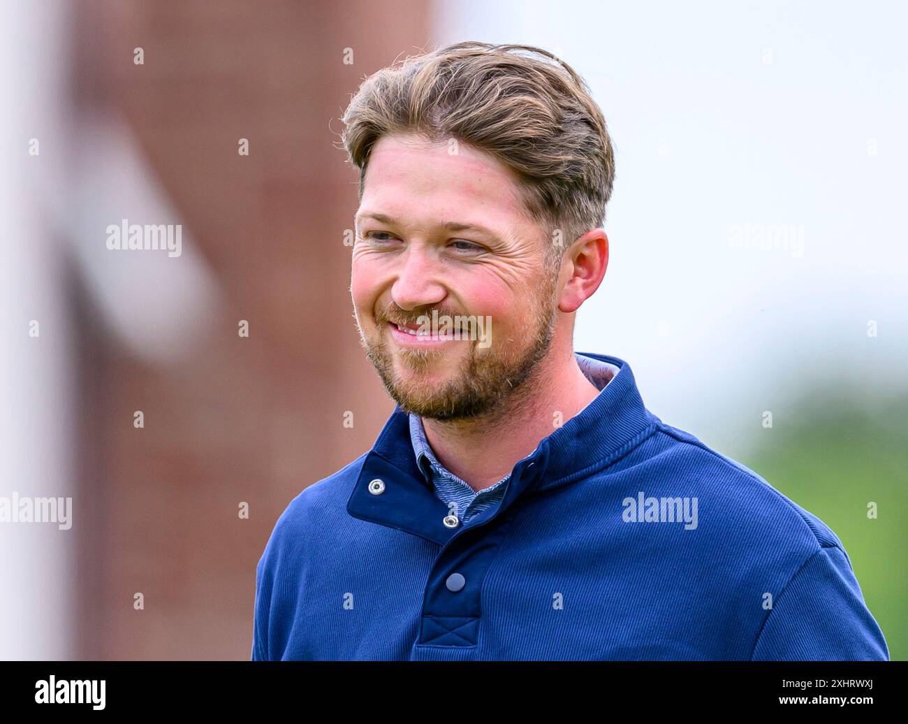 Richard Mansell on the 18th hole during day four of the Genesis ...