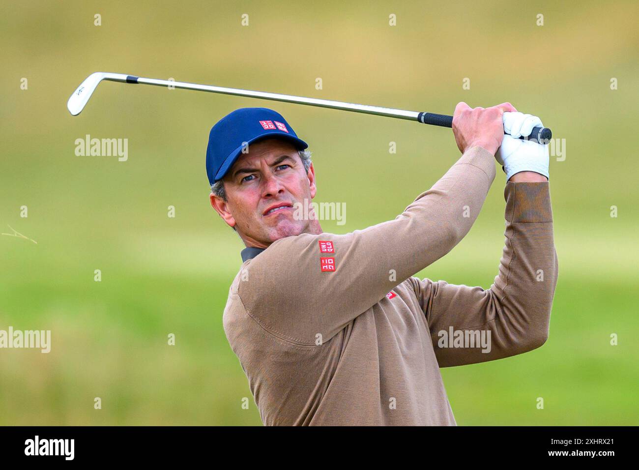 Adam Scott on the 16th hole during day four of the Genesis Scottish ...