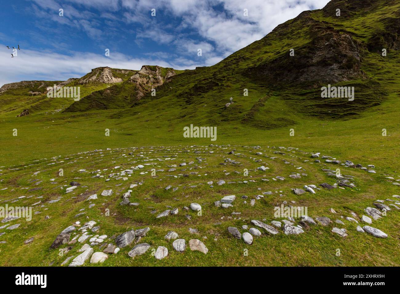 Turf labyrinth hi-res stock photography and images - Alamy