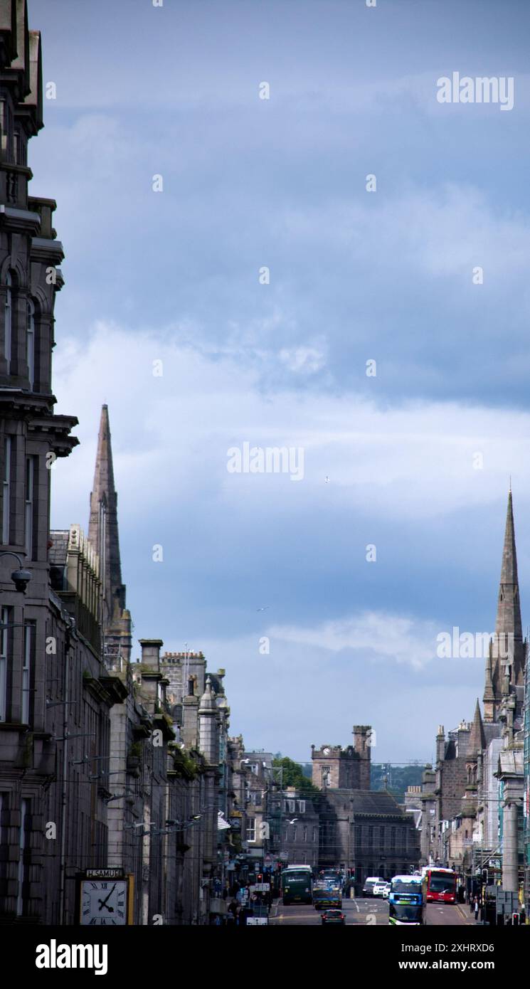 Aberdeen cityscape view, Scotland Stock Photo - Alamy