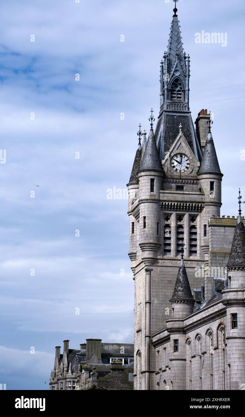Aberdeen cityscape view, Scotland Stock Photo - Alamy