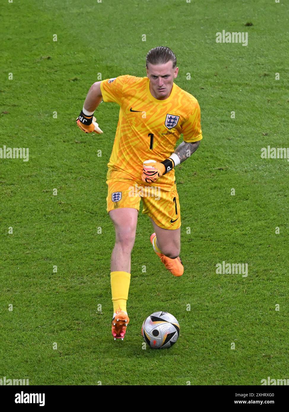 BERLIN - England goalkeeper Jordan Pickford during the UEFA EURO 2024 ...