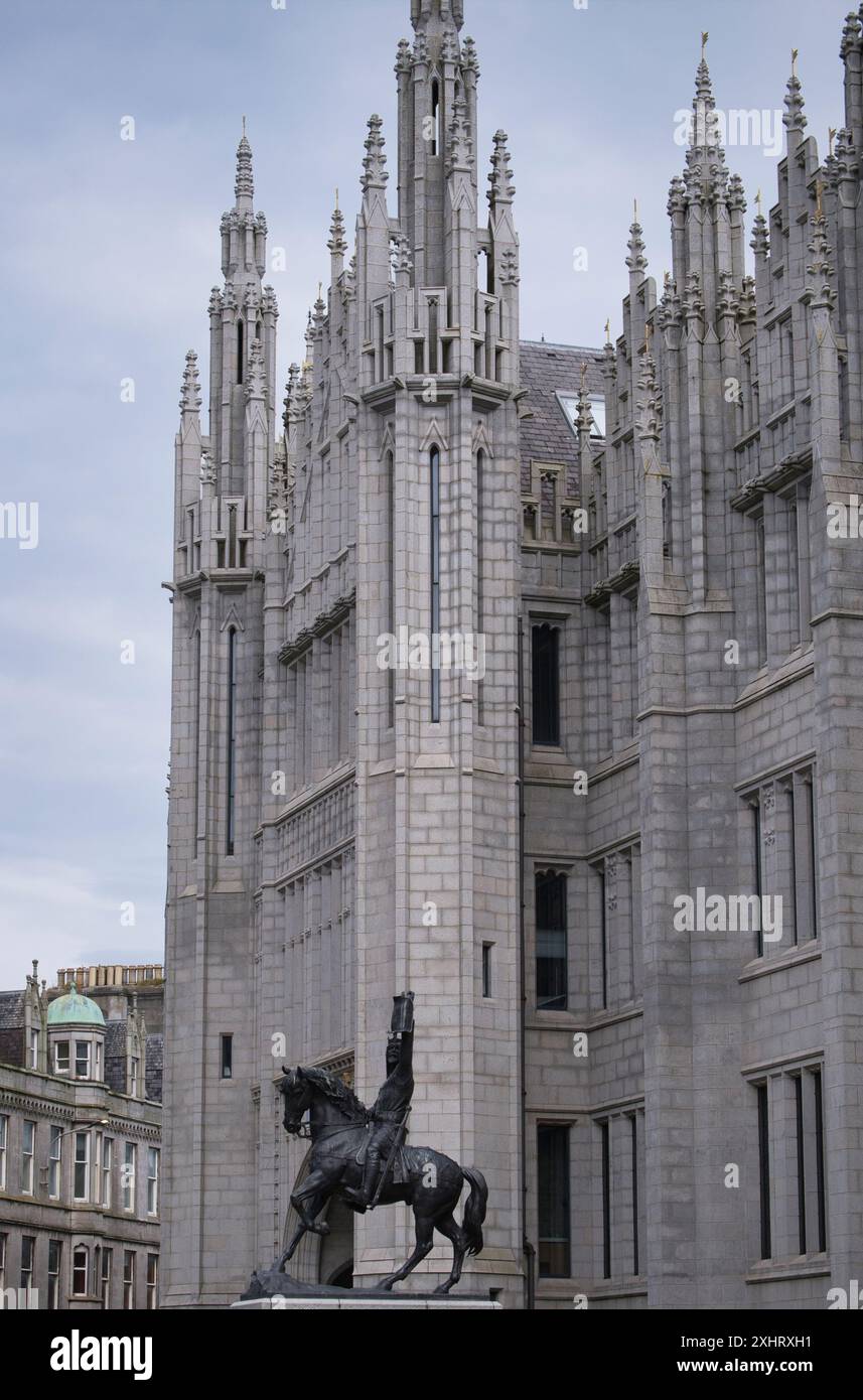 Aberdeen cityscape view, Scotland Stock Photo - Alamy