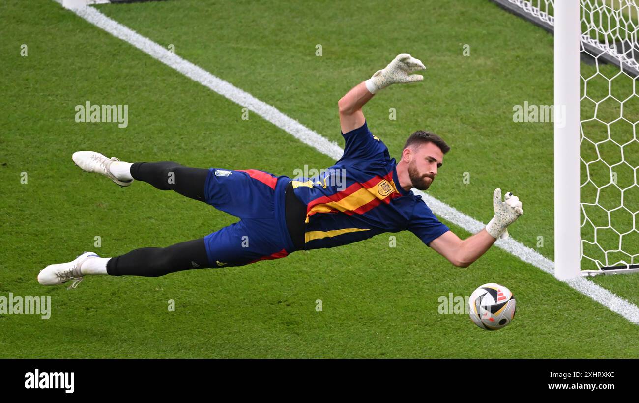 BERLIN - Spain goalkeeper Unai Simon during the UEFA EURO 2024 Final ...