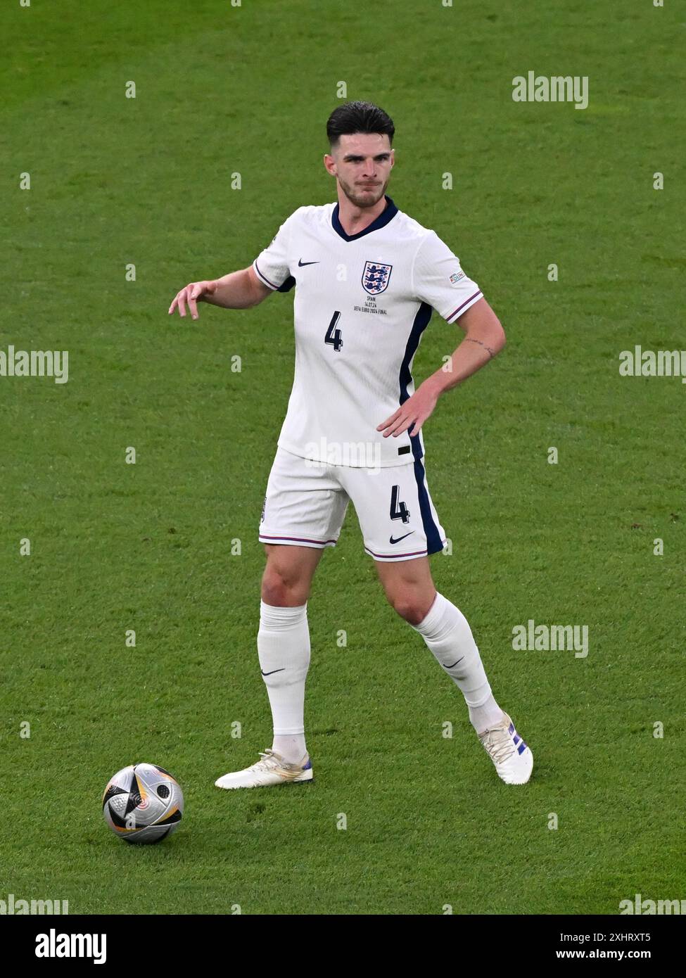 BERLIN - Declan Rice of England during the UEFA EURO 2024 Final match ...