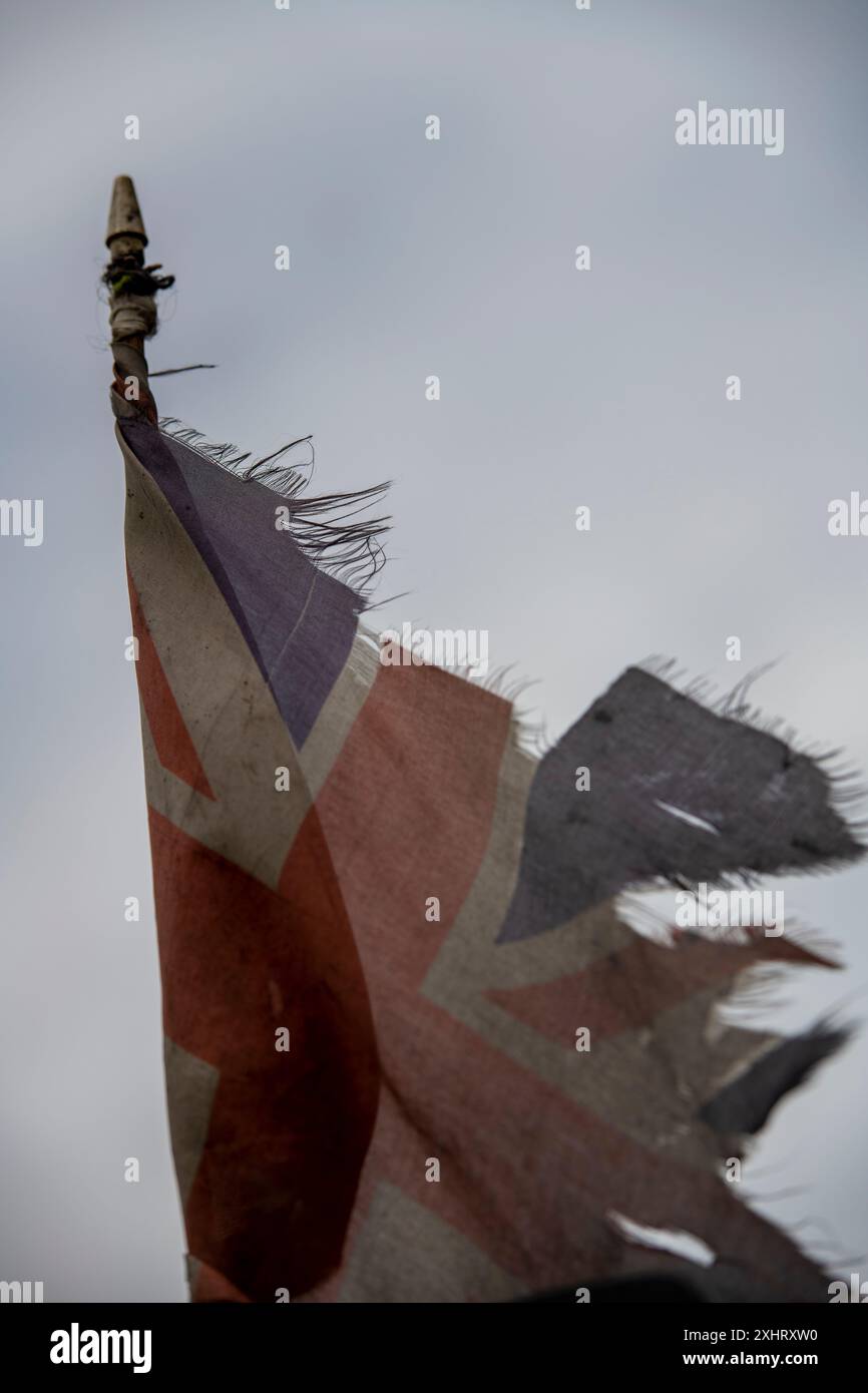 Faded union jack flag hi-res stock photography and images - Alamy