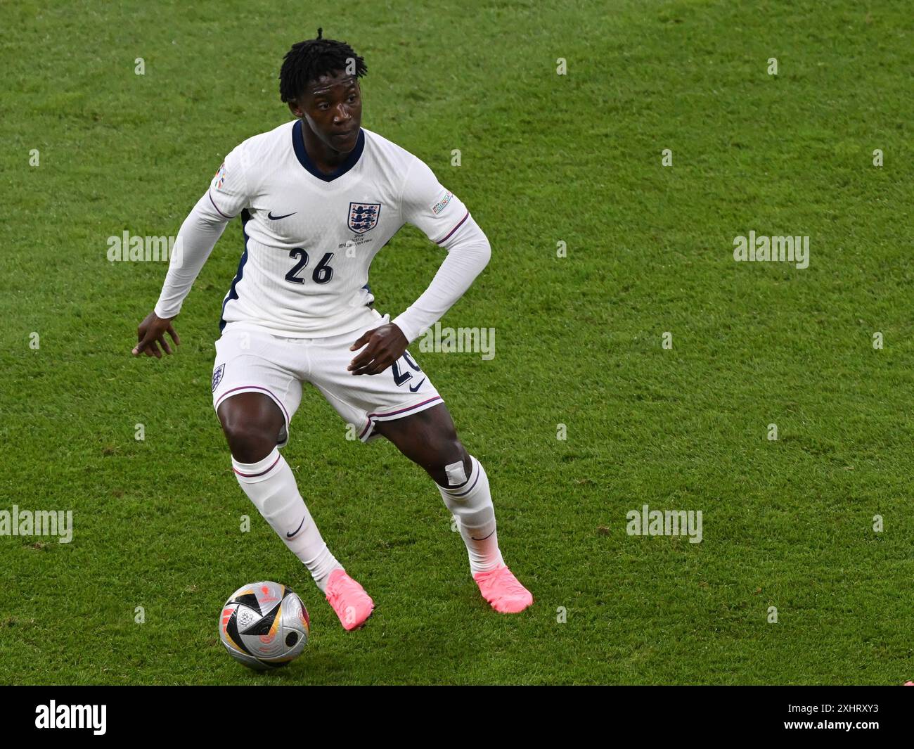 BERLIN - Kobbie Mainoo of England during the UEFA EURO 2024 Final match ...