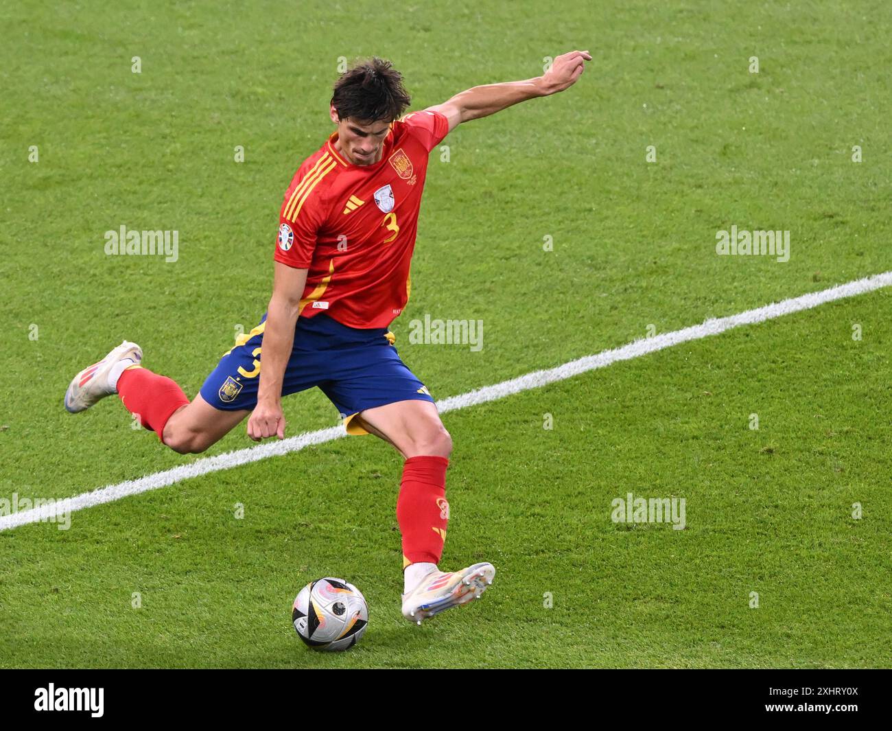 BERLIN - Robin Le Normand of Spain during the UEFA EURO 2024 Final ...