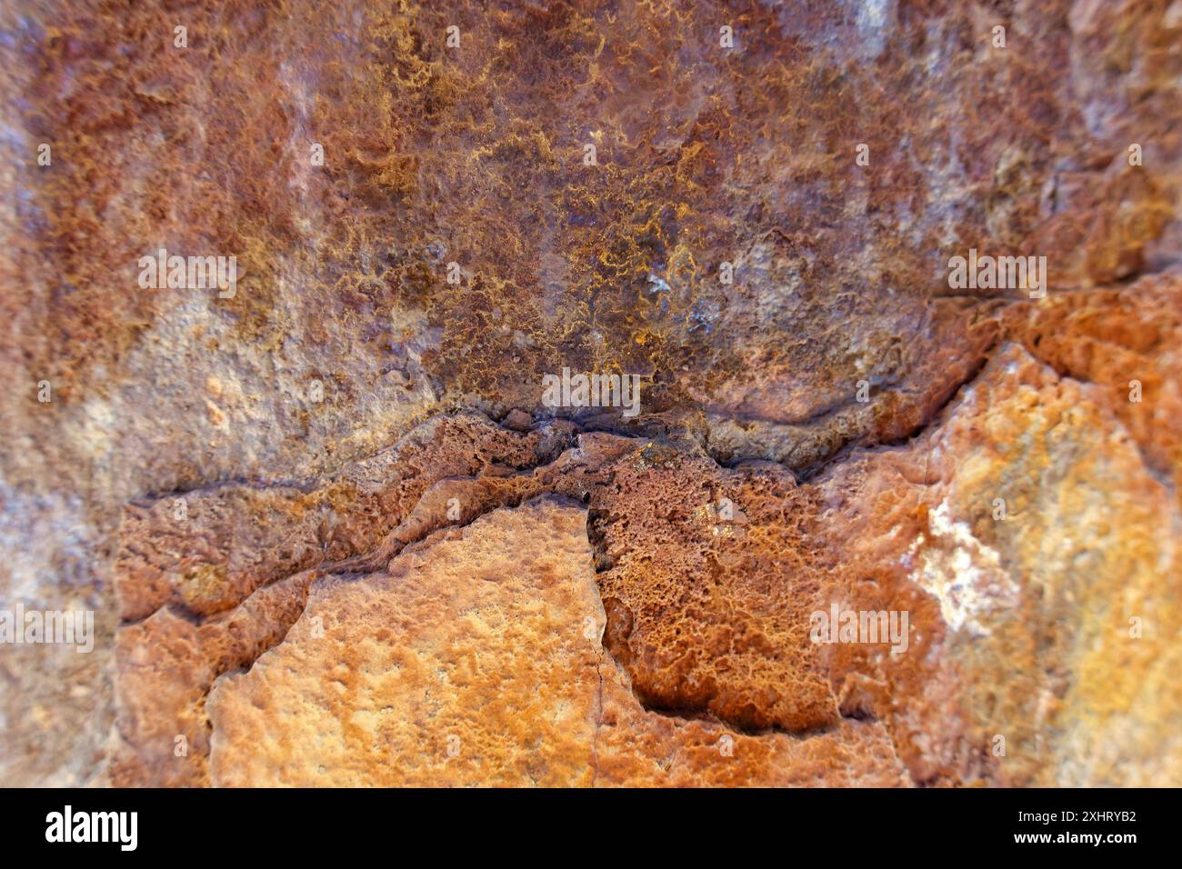 abstract background with a rusty old corroded surface of iron, close up ...