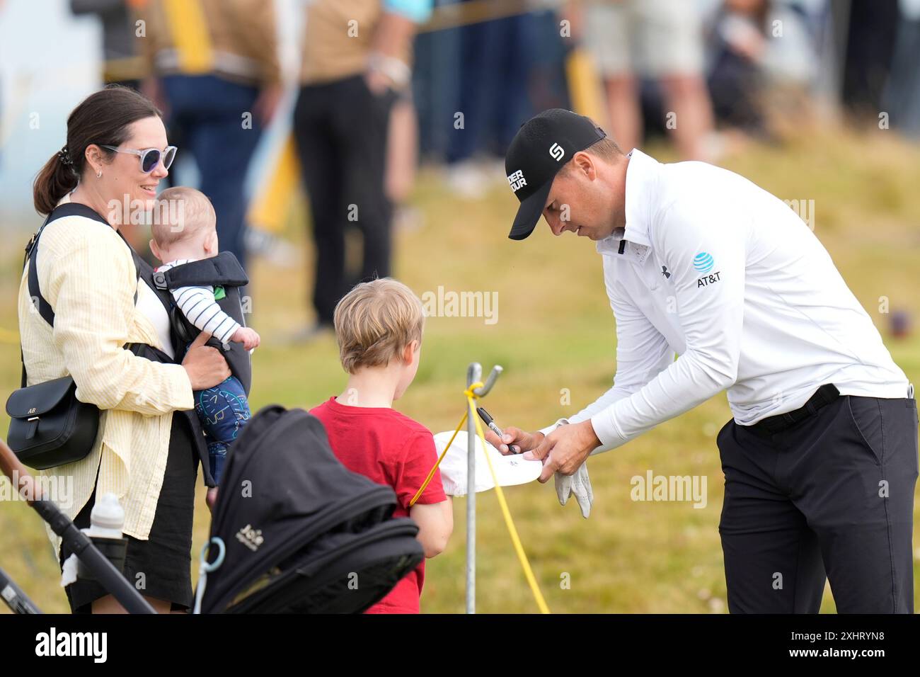 Troon, South Ayrshire, Scotland. 15th July 2024; Royal Troon Golf Club ...
