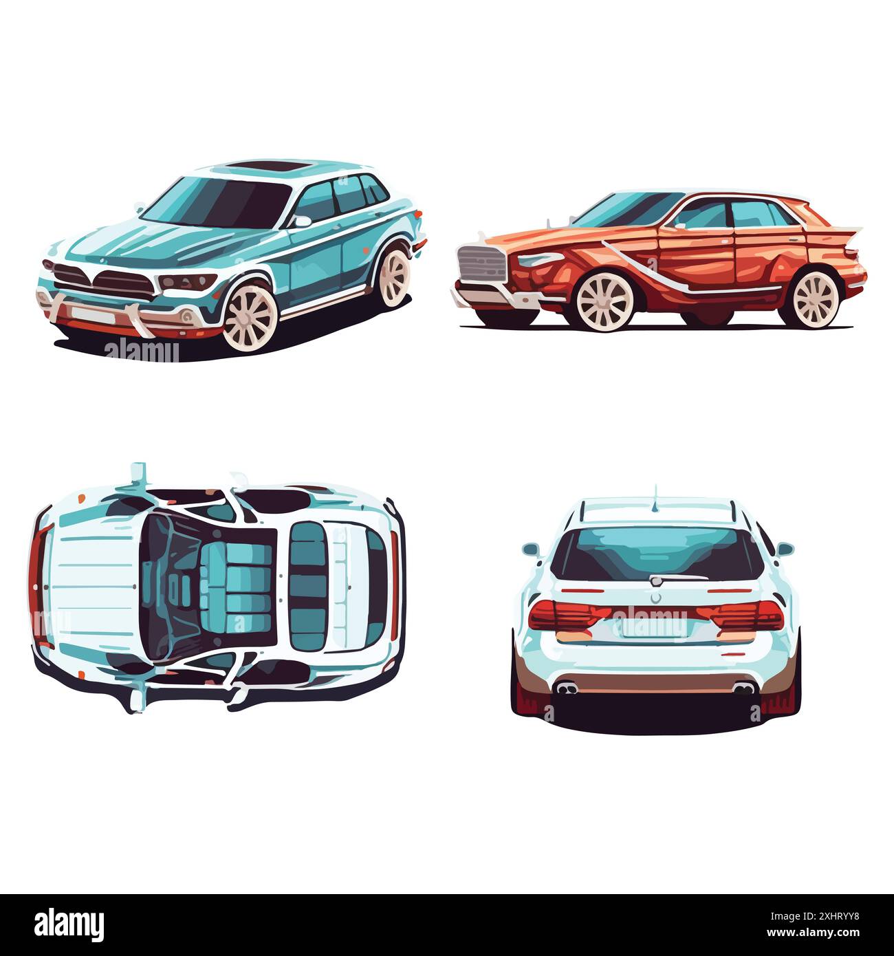 Car Vector Illustration Stock Vector Image & Art - Alamy