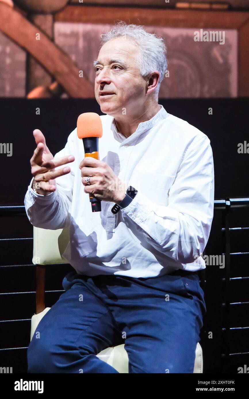 London, UK. 15th July, 2024. Frank Cottrell-Boyce photographed during ...