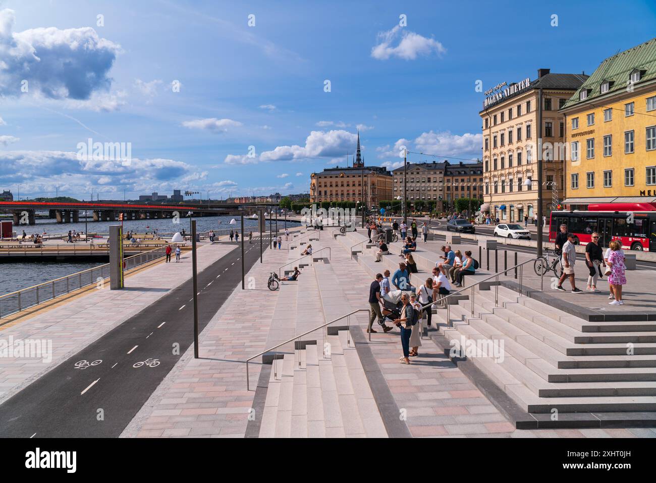 The newly opened Vattentorget (Water's square), north side towards the ...