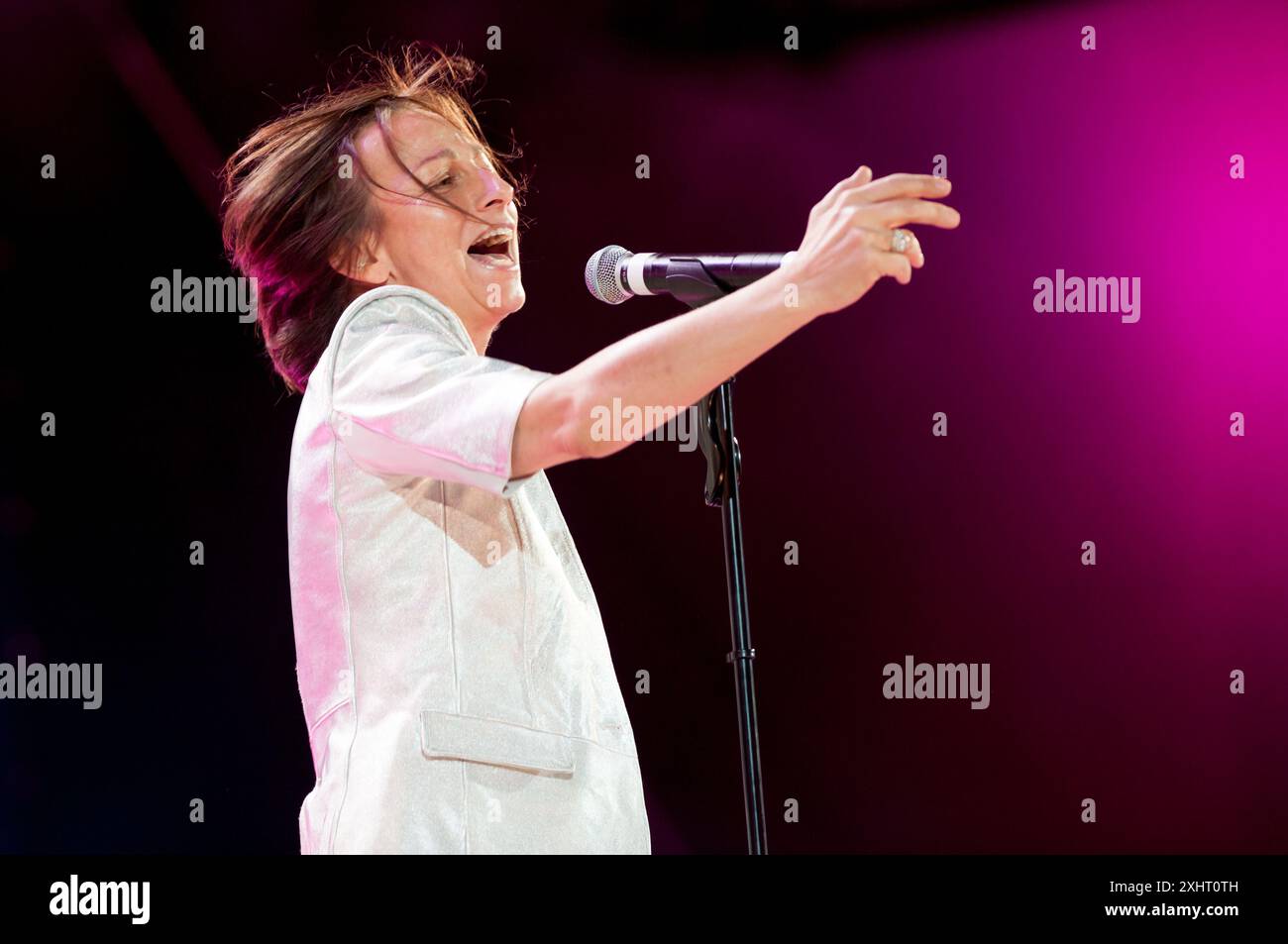 Verona Italy 06/06/2009 : Gianna Nannini,Italian singer,during the ...