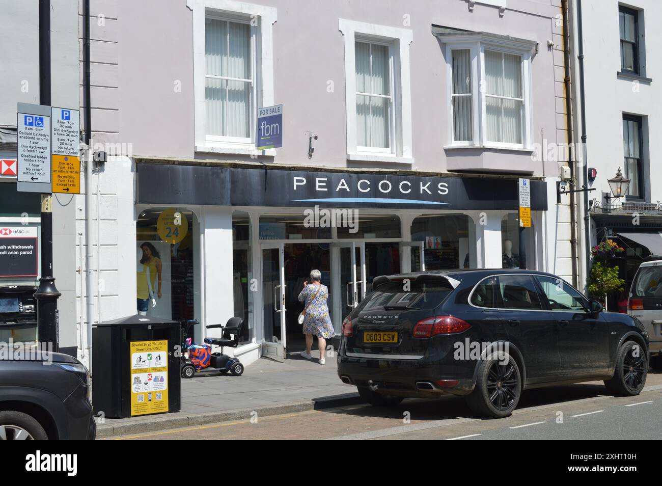 Peacocks Clothes Shop on St Julian's Street in Tenby, Pembrokeshire ...