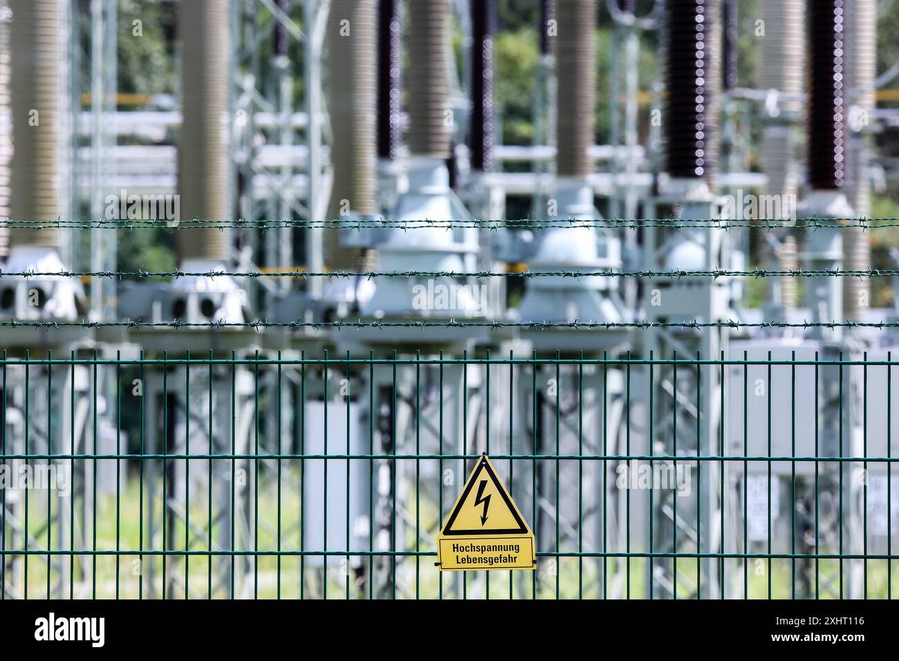 Ummspannwerk der Firma Tennet am 14.07.2024 in Oberbrunn In einem ...