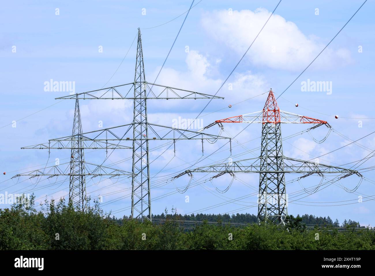 Ummspannwerk der Firma Tennet am 14.07.2024 in Oberbrunn In einem ...