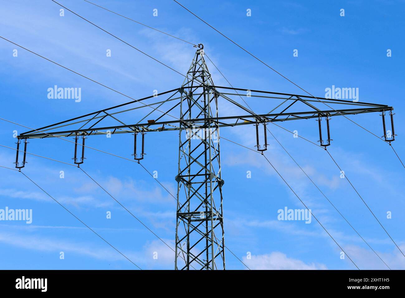 Ummspannwerk der Firma Tennet am 14.07.2024 in Oberbrunn In einem ...