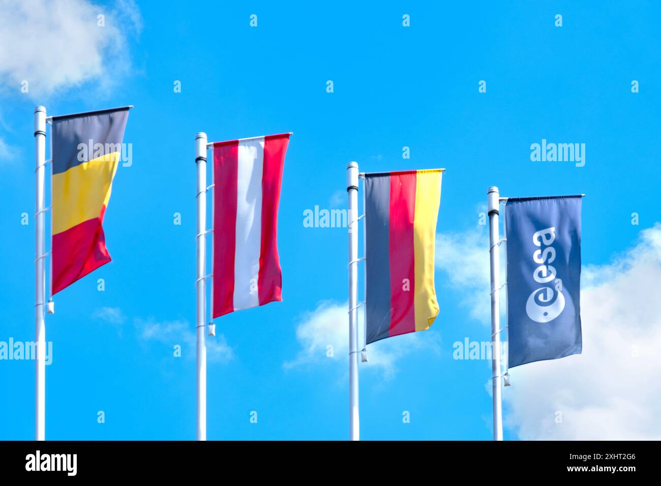 European Space Agency, EU national flags, European Space Operations ...
