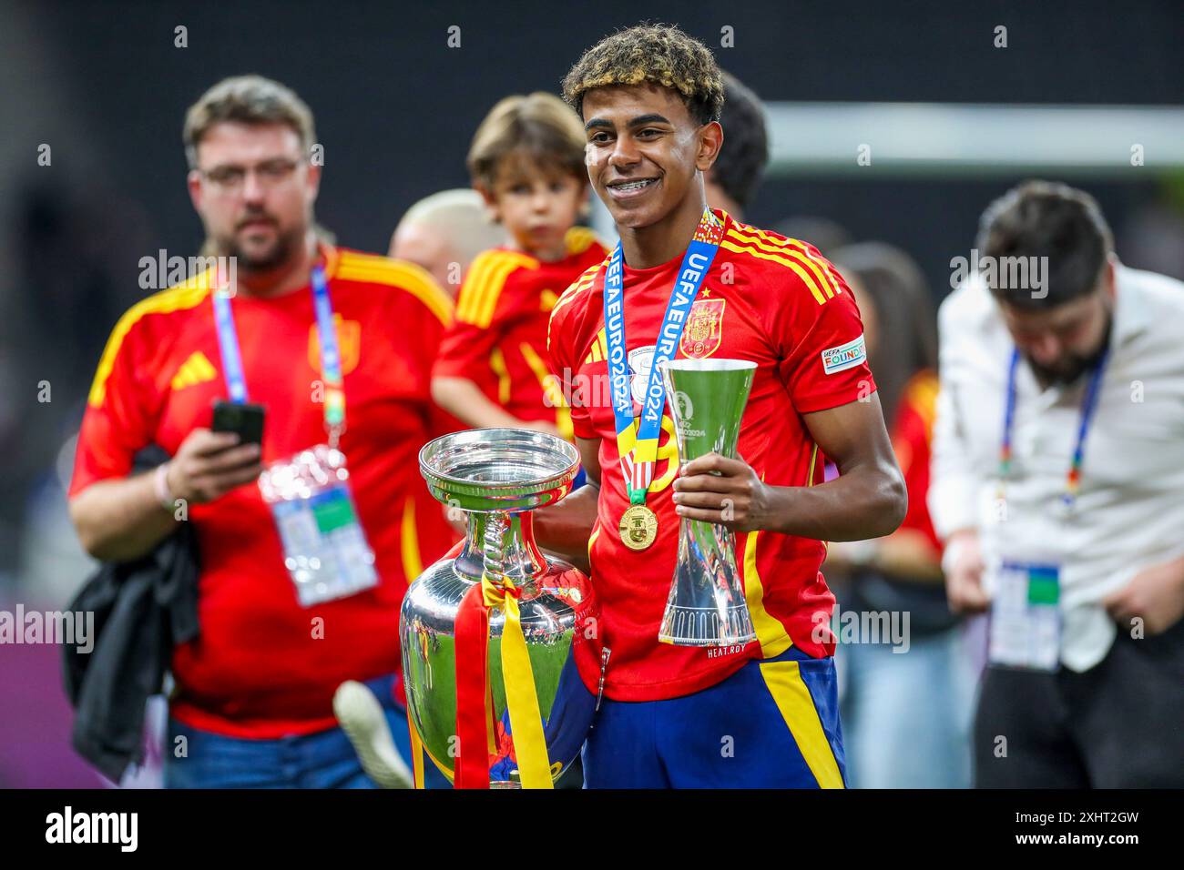 Berlin, Germany. 14th July, 2024. Spain Forward Lamine Yamal Barcelona ...