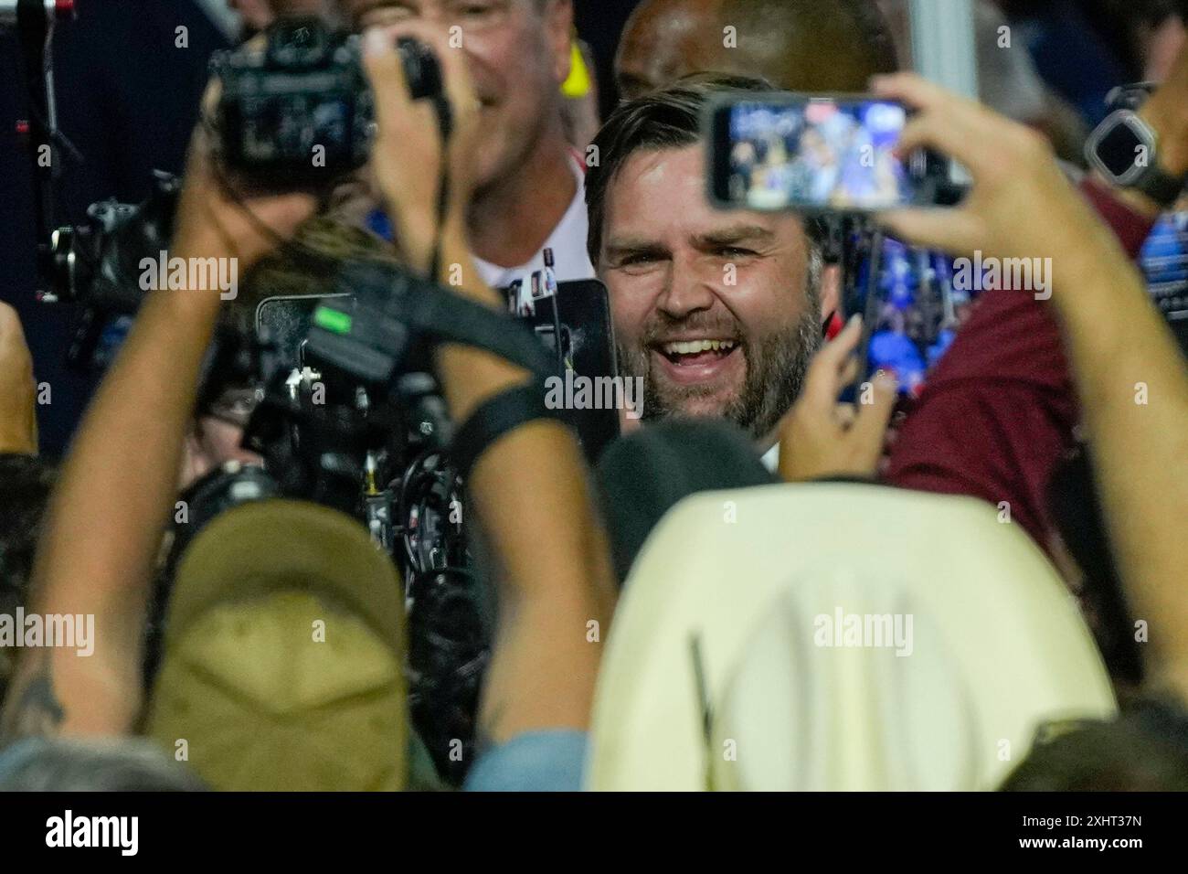 Republican vice presidential candidate Sen. JD Vance, R-Ohio, is ...