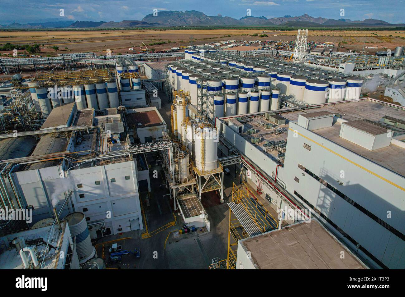 Aerial view of the industrial beer factory Constellation Brands Inc ...
