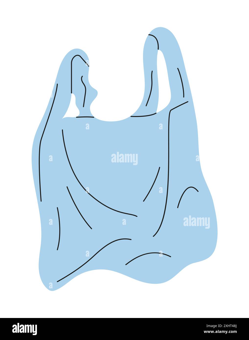 Waste management disposable bag Stock Vector Images - Alamy