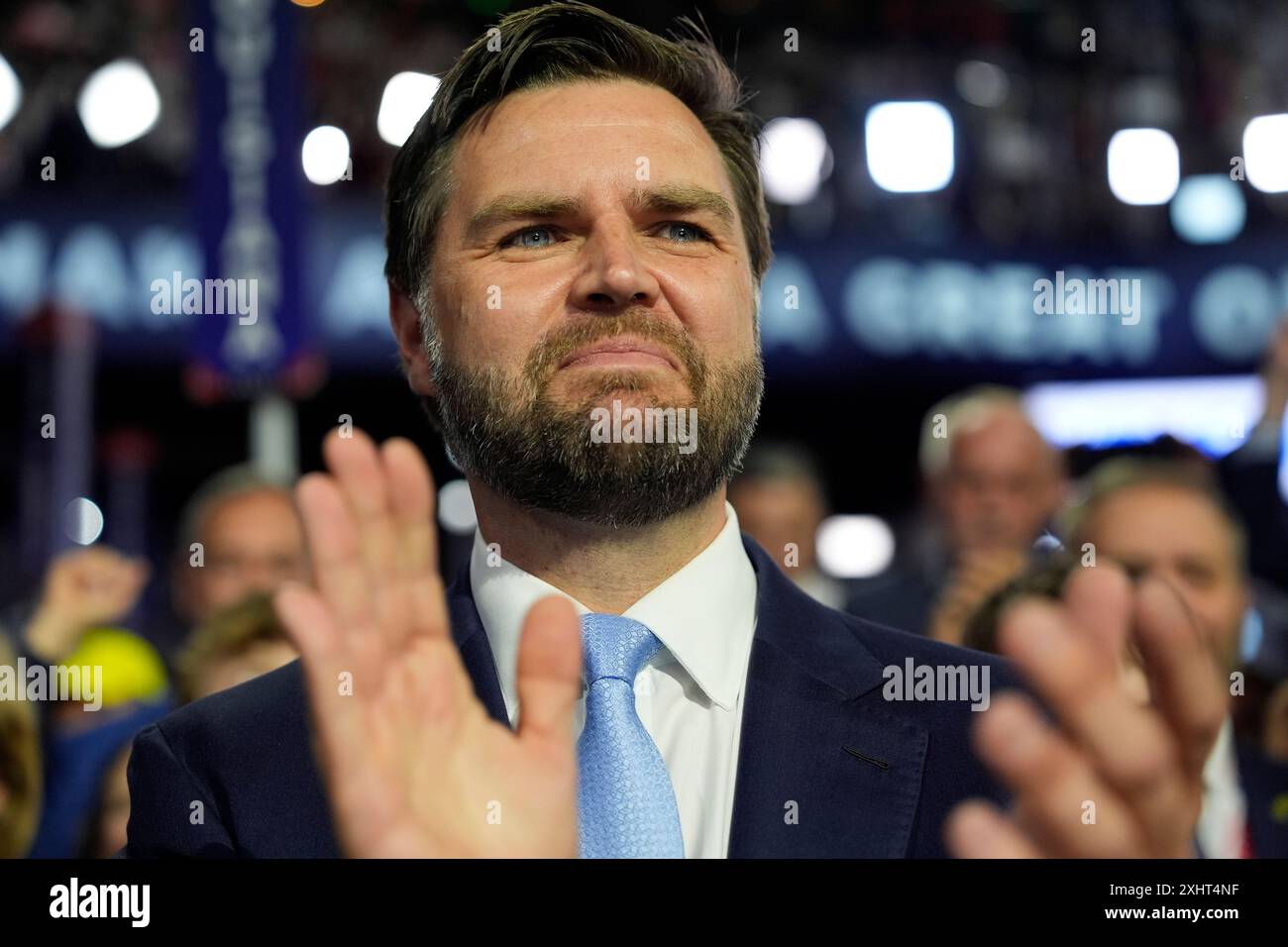 Republican vice presidential candidate Sen. JD Vance, R-Ohio, arrives ...