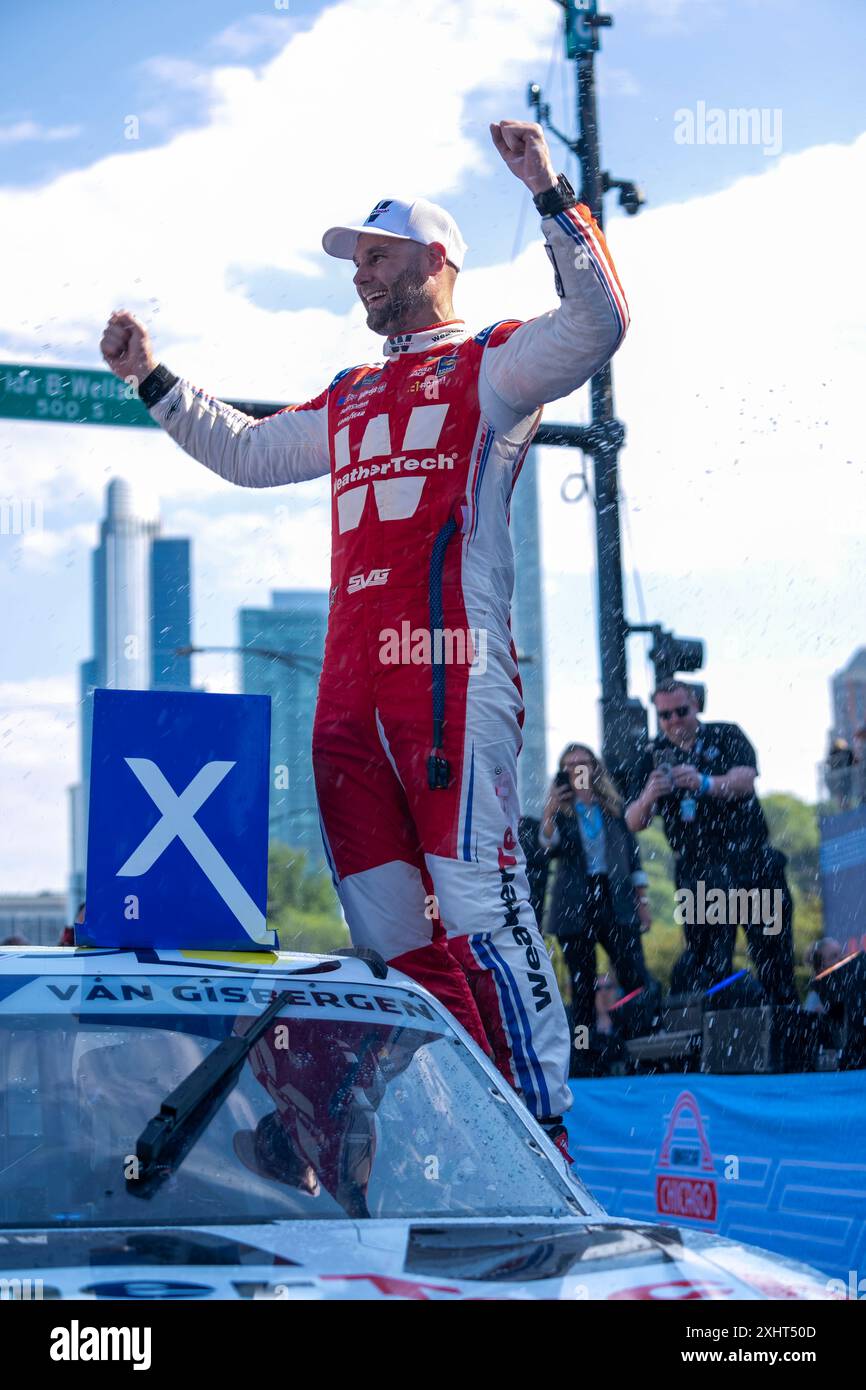 Chicago, Il, USA. 6th July, 2024. NASCAR Xfinity Series driver, Shane ...