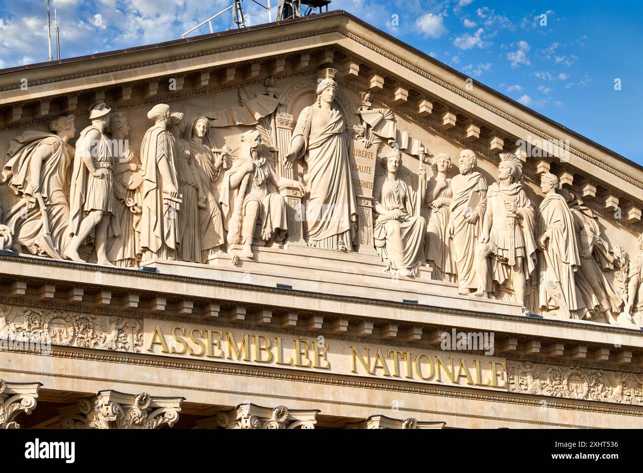 The National Assembly- Bourbon Palace, Assemblée Nationale, Paris ...